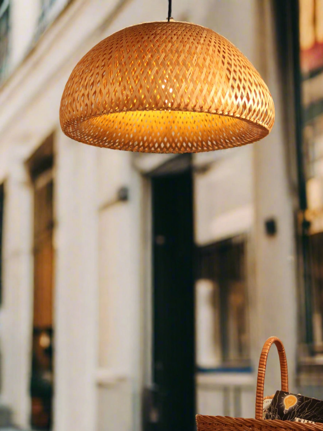 Bamboo Cane Lampshades | Bamboo Lampshade - Bamboo Lamp – Habere India