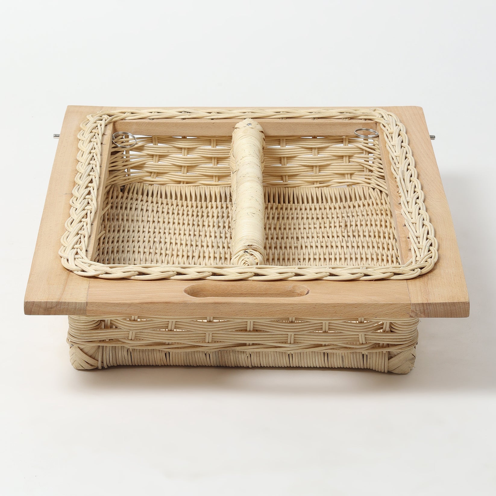 Wicker Modular Kitchen Basket | Pull-Out Basket with Partitions ...