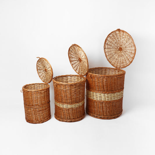 Laundry Basket : Buy Eco Friendly Dustbin & Jute laundry basket with ...